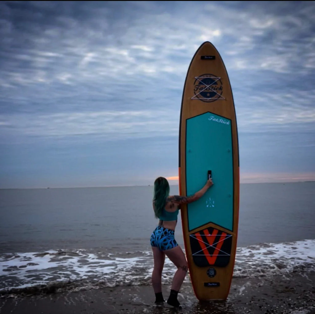 WOODEN MENACE 11'2 INFLATABLE PADDLE BOARD - FULL PACKAGE – Duc-Kit Pro WOODEN MENACE 11'2 INFLATABLE PADDLE BOARD - FULL PACKAGE – Duc-Kit Pro